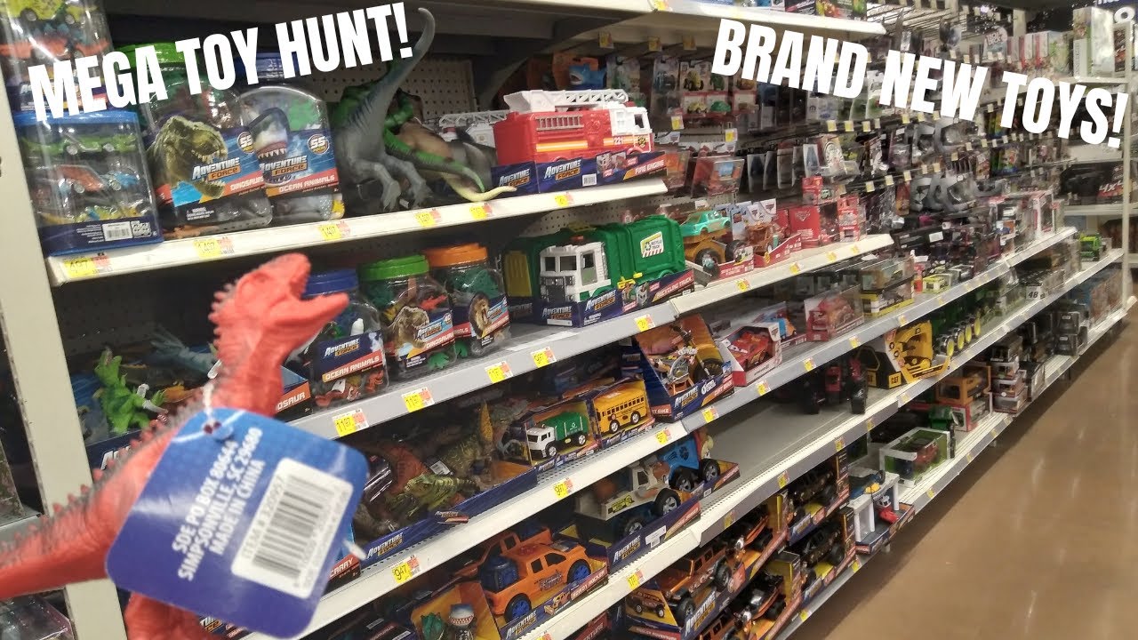 MEGA WALMART TOY HUNT! Adventure Force Dinosaurs Jurassic Park Hot ...