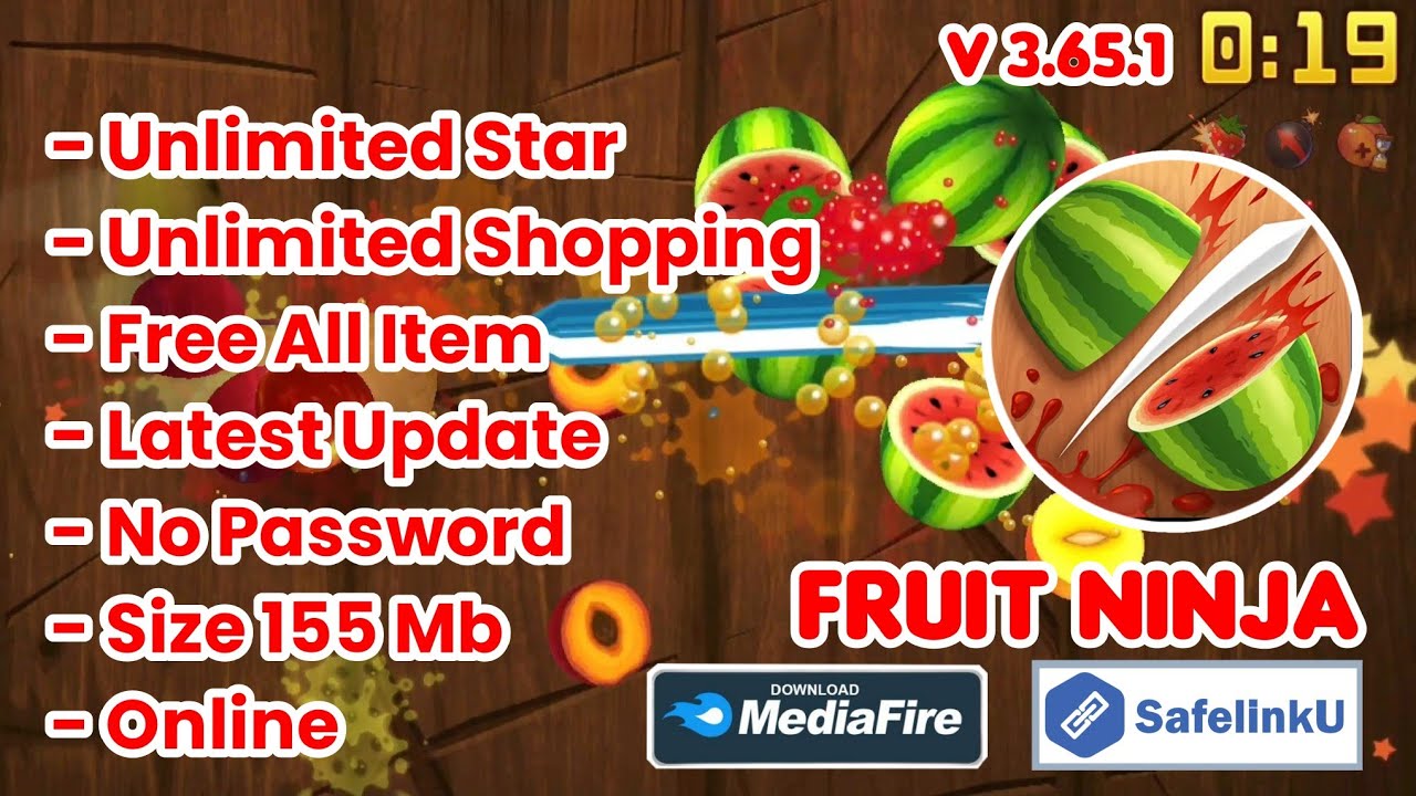 Download Fruit Ninja mod apk Terbaru Unlimited Star and no Password ...