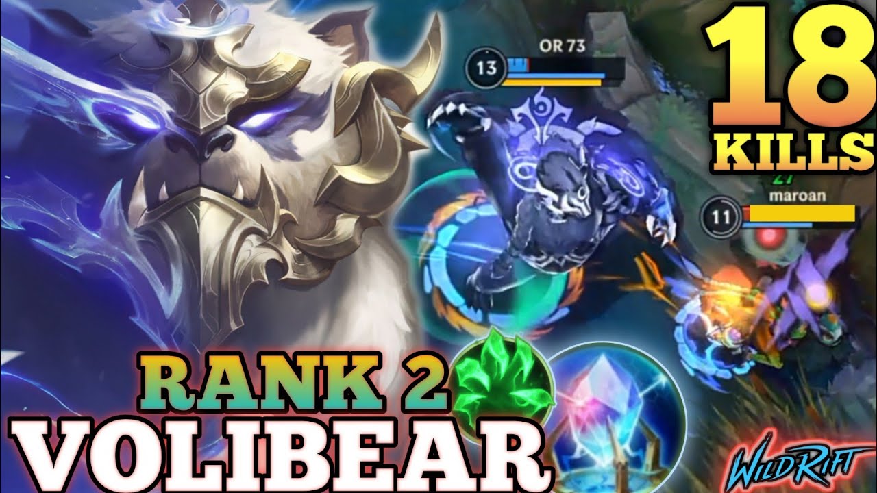 VOLIBEAR CRAZY 18 KILLS MVP PLAY! UNDERRATED OP BUILD - TOP 2 GLOBAL ...