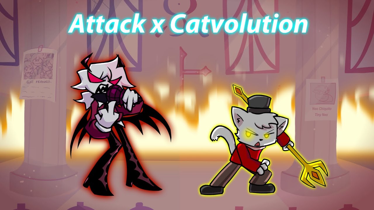 FnF - (Mashup Chart) Feline Fury - Attack x Catvolution - Selever vs ...