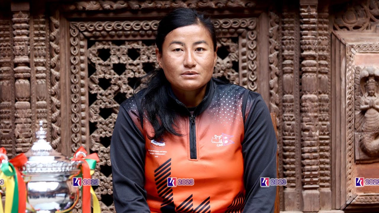 APF Captain Sita Rana Magar ahead of PM Cup Women's National Cricket ...