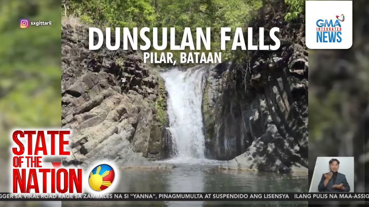 Dunsulan Falls na nasa likod ng Mt. Samat at beach cove sa Bataan ...