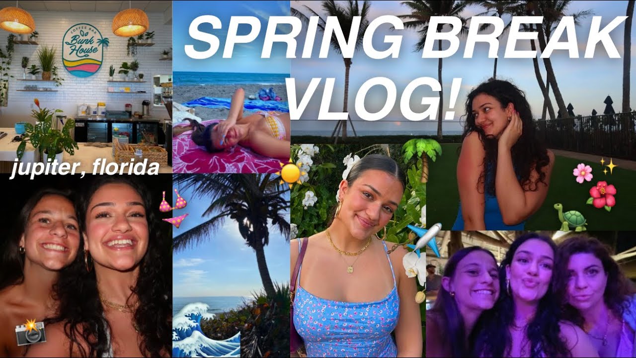 SPRING BREAK VLOG: west palm beach & jupiter, florida! ☀️ - YouTube