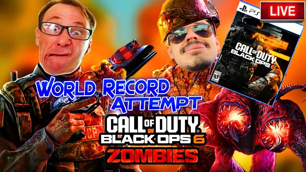 BO6 ZOMBIE WORLD RECORD ATTEMPT !!!!!!! - YouTube