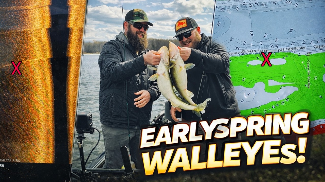 Early-spring river walleye locations you NEED to know! - YouTube