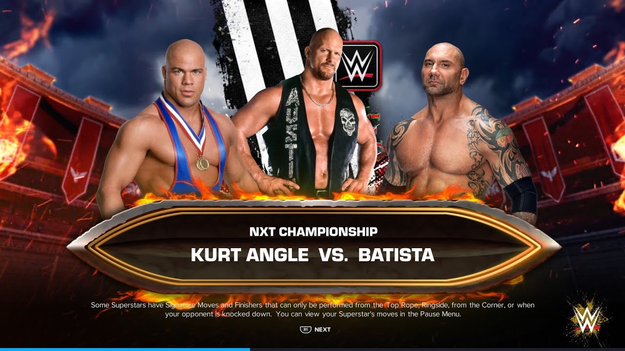 WWE | Kurt Angle vs Batista | Stone Cold Special Refferee - YouTube