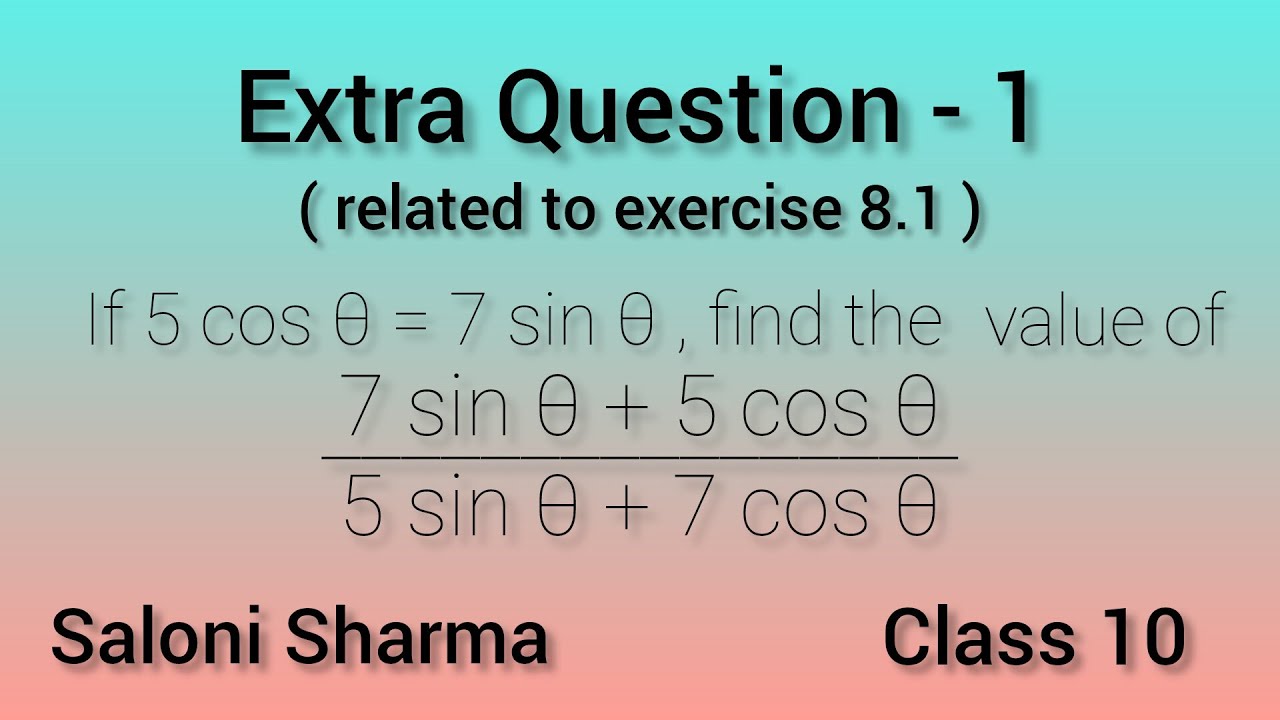 Introduction to Trigonometry -13 ||Extra Questions - 1 || related to ...