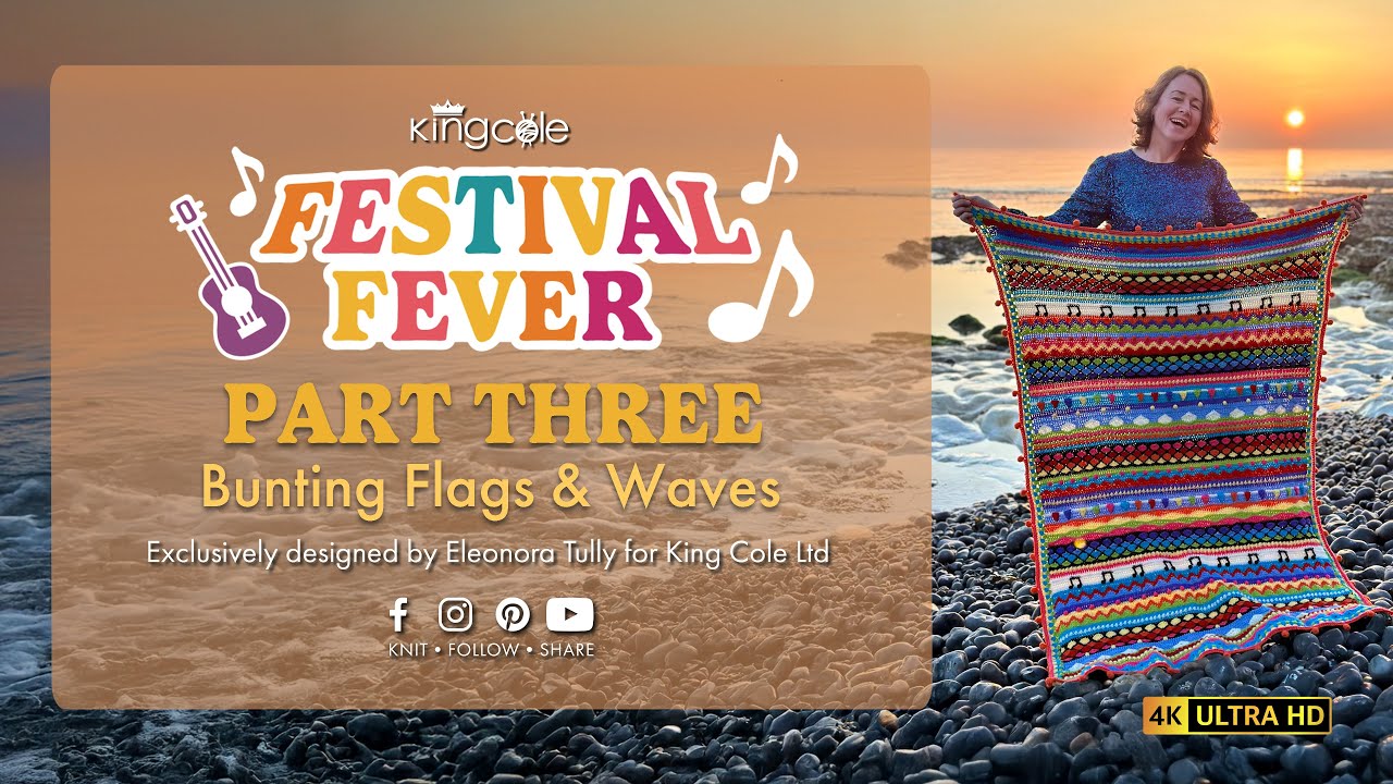 Festival Fever CAL: Part Three - Bunting Flags & Waves - YouTube