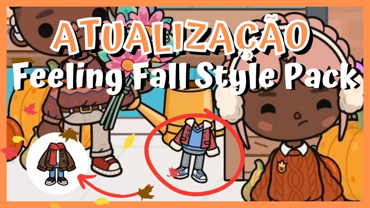 TOCA BOCA WORLD TUDO SOBRE A ATUALIZAÇÃO PACOTE DE ROUPAS DE OUTONO ...