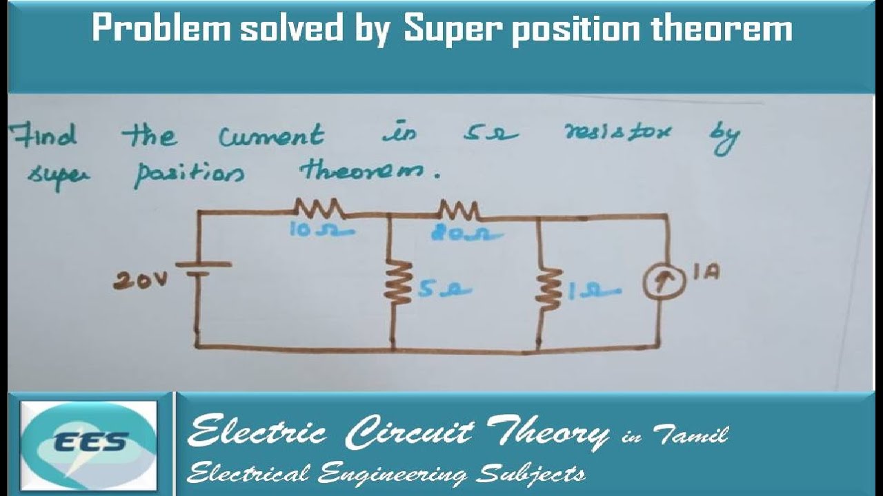 Problem Super Position Theorem In Tamil Youtube