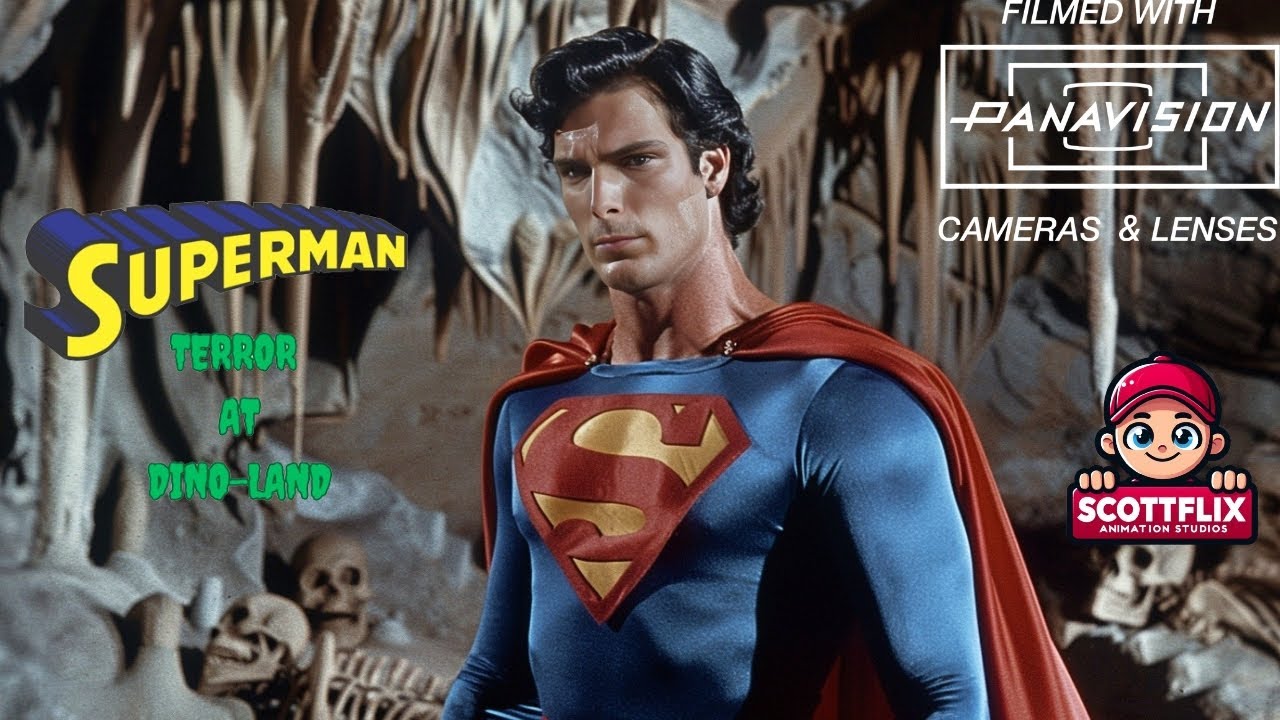 Superman Terror At Dino-Land Super Panavision 7 Story Trailer Starring ...