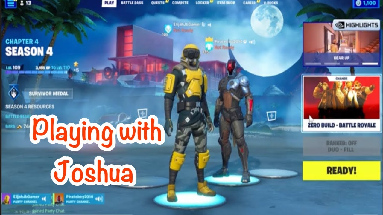 Playing Fortnite with My Friends Joshua #fortnite #gaming #gamer - YouTube