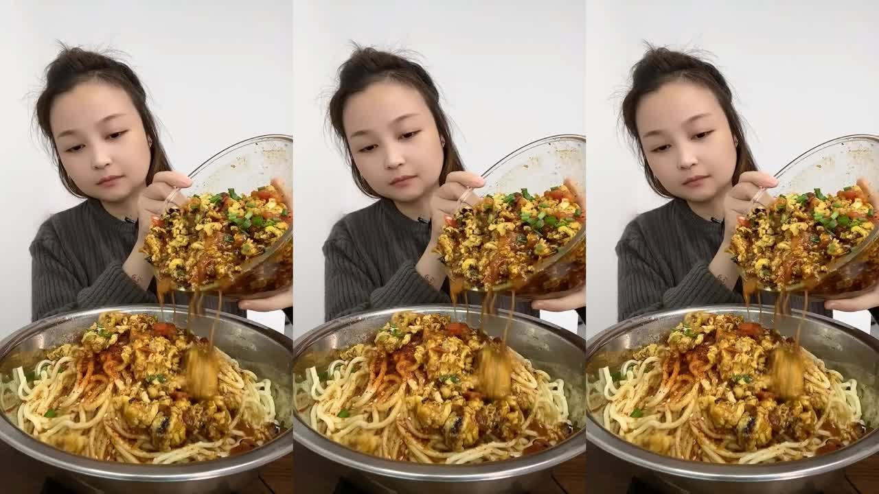 ASMR MUKBANG | SPICY SEAFOOD BOIL CRAB, OCTOPUS, SCALLOP, ENOKI ...