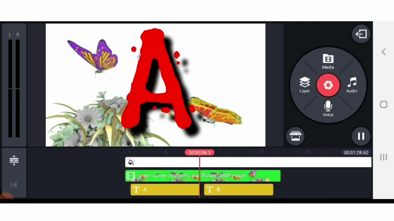 How To Animate Letters Using Kinemaster - YouTube