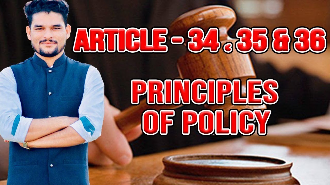 Article 34, 35 & 36(Principles of Policy) Constitution of Pakistan 1973 ...