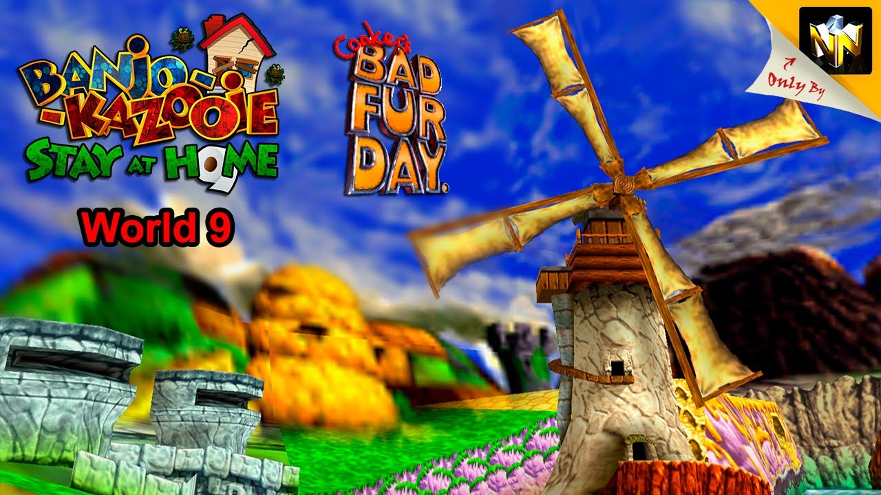 CONKER BAD FUR DAY in BANJO KAZOOIE | BK Stay At Home World 9 - YouTube
