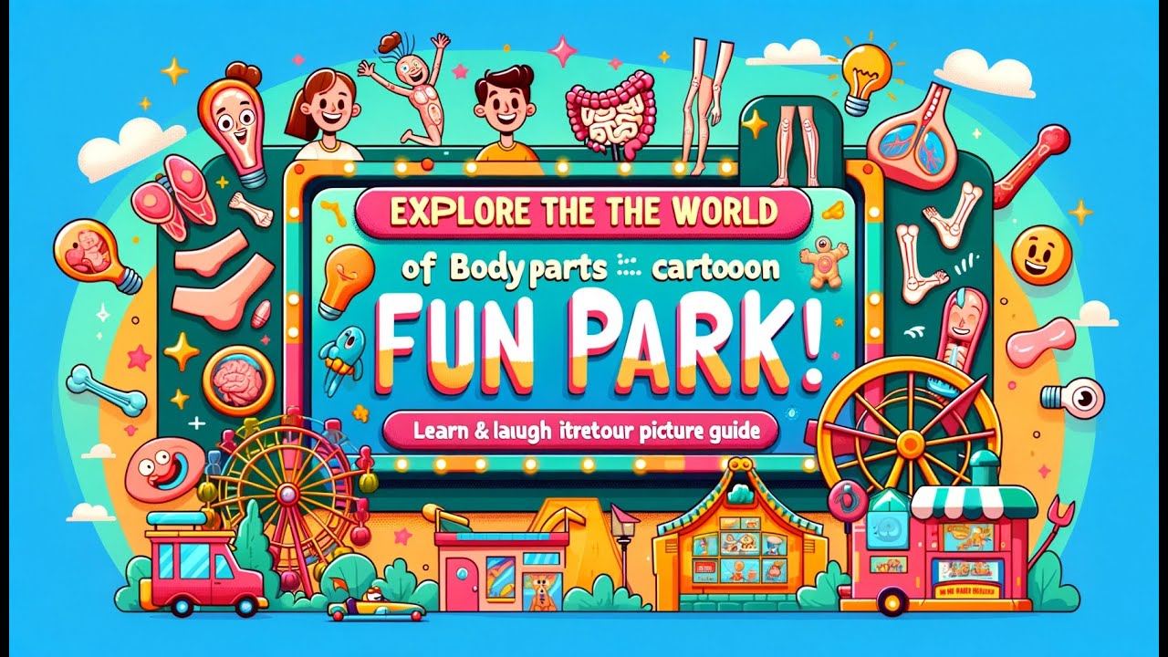 Explore the World of Body Parts in Cartoon Fun Park🌟Learn & Laugh with ...