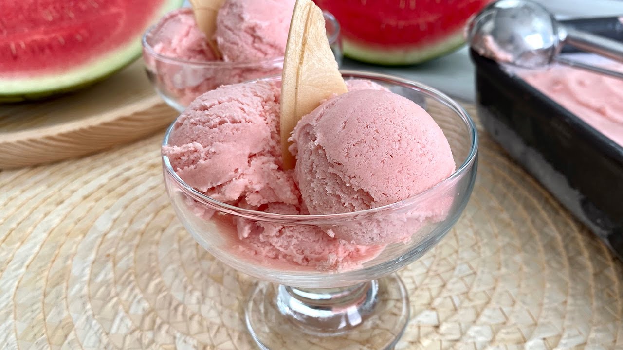 No creerás lo fácil que es preparar este delicioso Helado de Sandía ...