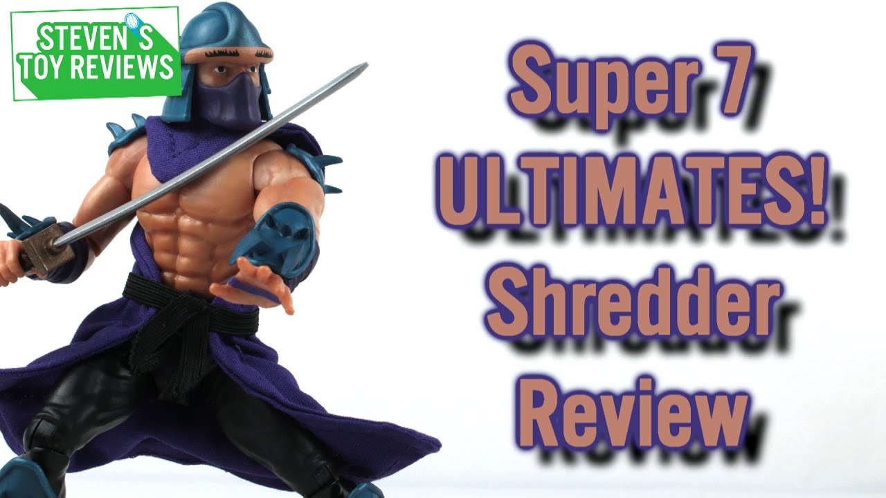 Super7 Teenage Mutant Ninja Turtles Ultimates Shredder Review - YouTube