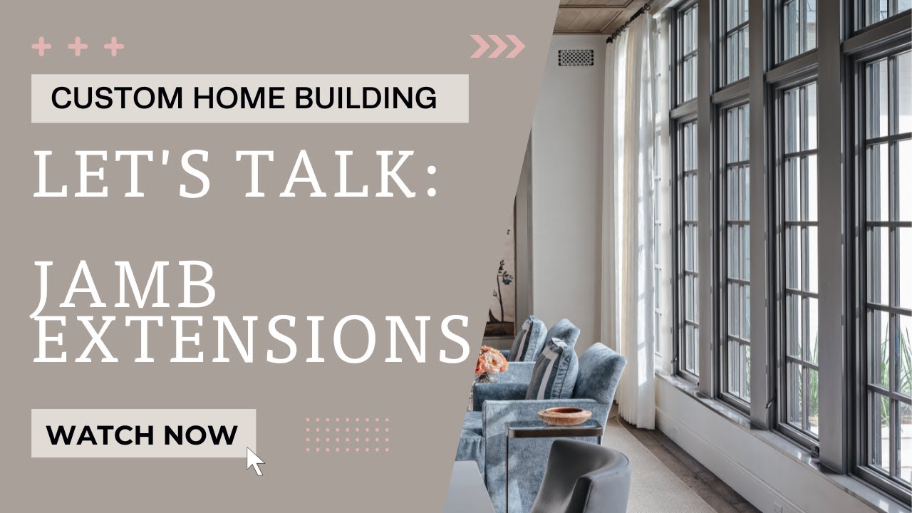 Let's Talk: Jamb Extensions! - YouTube