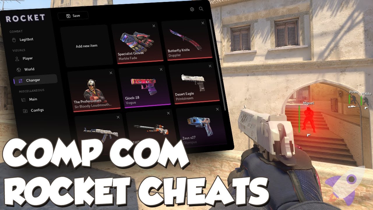 RocketCheats CS2 - Xitando de *Wall & Skin Changer* no CS2 - YouTube