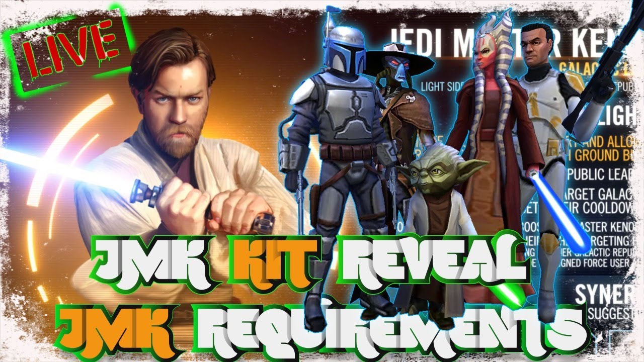 SWGOH: GL Kenobi Kit Reveal + New Requirements for JMK - YouTube