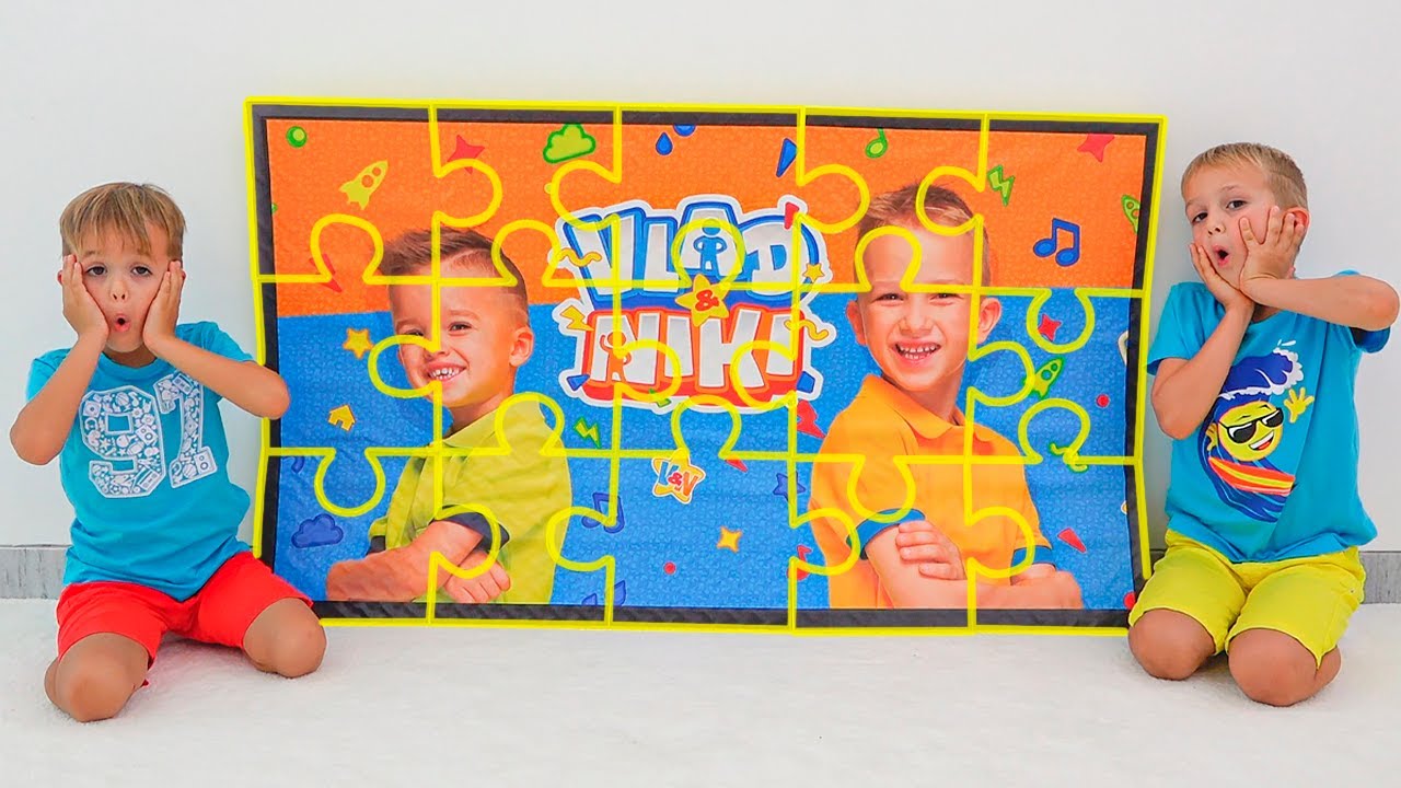 ভ্লাদ এবং নিকি ম্যাজিক ধাঁধা নিয়ে খেলেন - YouTube