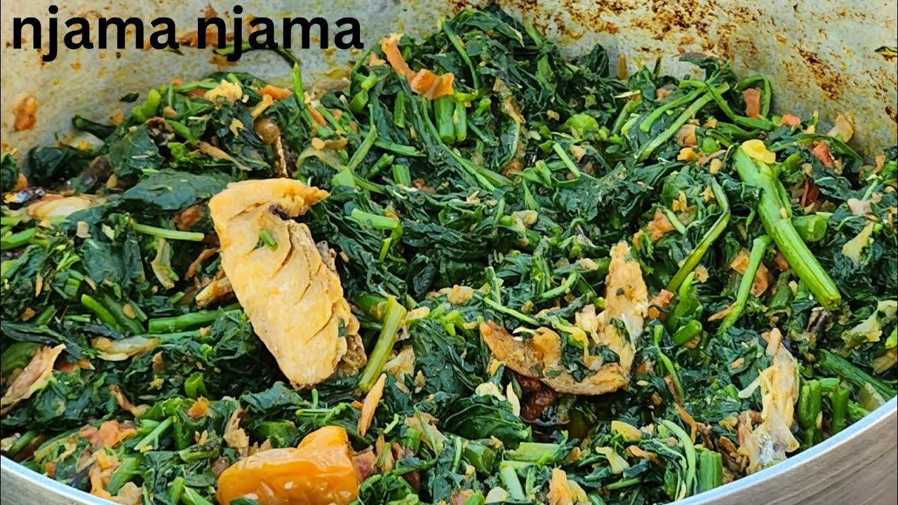 How to cook Njama njama(huckleberry) - YouTube