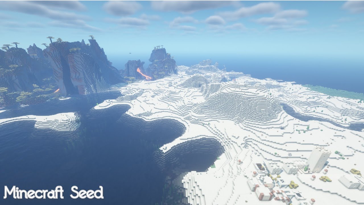Minecraft seed with multiple villages and more! - YouTube