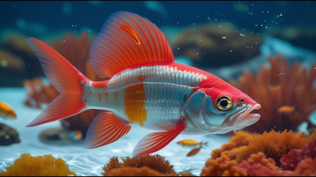 Beautiful Tropical Aquarium View | Soothing Fish Swimming Slowly for ...