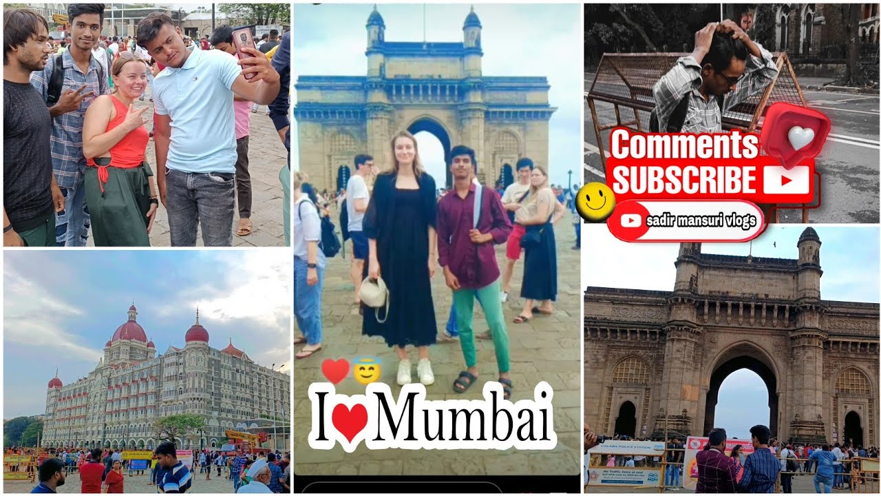 travel mumbai city/gateway of India 😇😎fullinjoy me and my friend (sadir ...