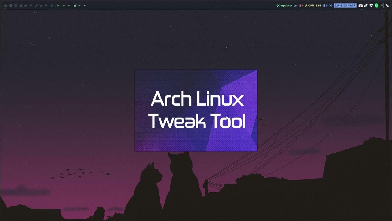 ArcoLinux : 3682 ArchLinux Tweak Tool (ATT) - Xerolinux repos are out - YouTube