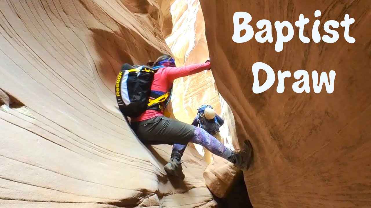 Canyoneering: Baptist Draw & Upper Chute Canyon - Utah - YouTube