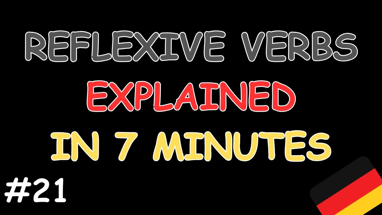 German - Reflexive Verbs Explained - YouTube