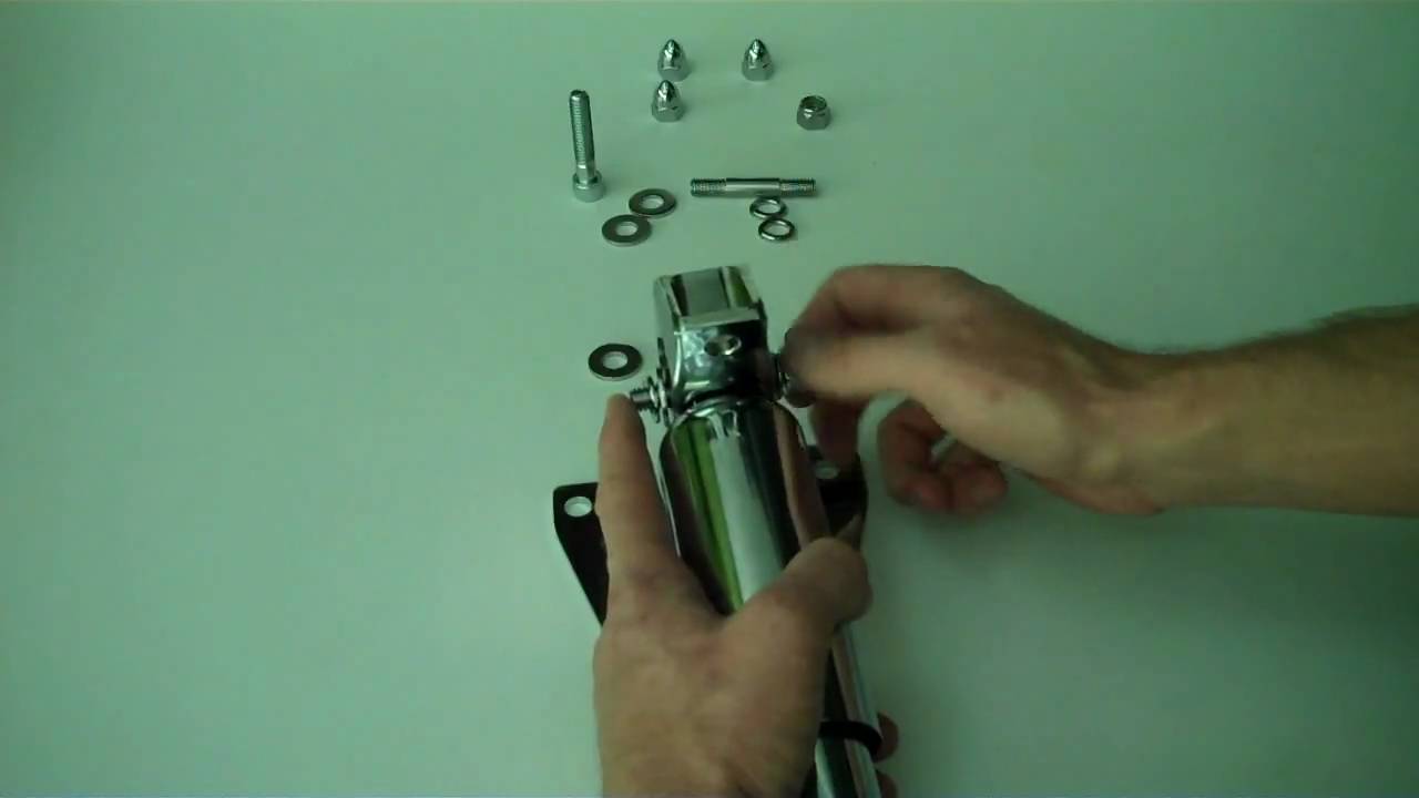 How to install a mono shock on a springer front end - YouTube
