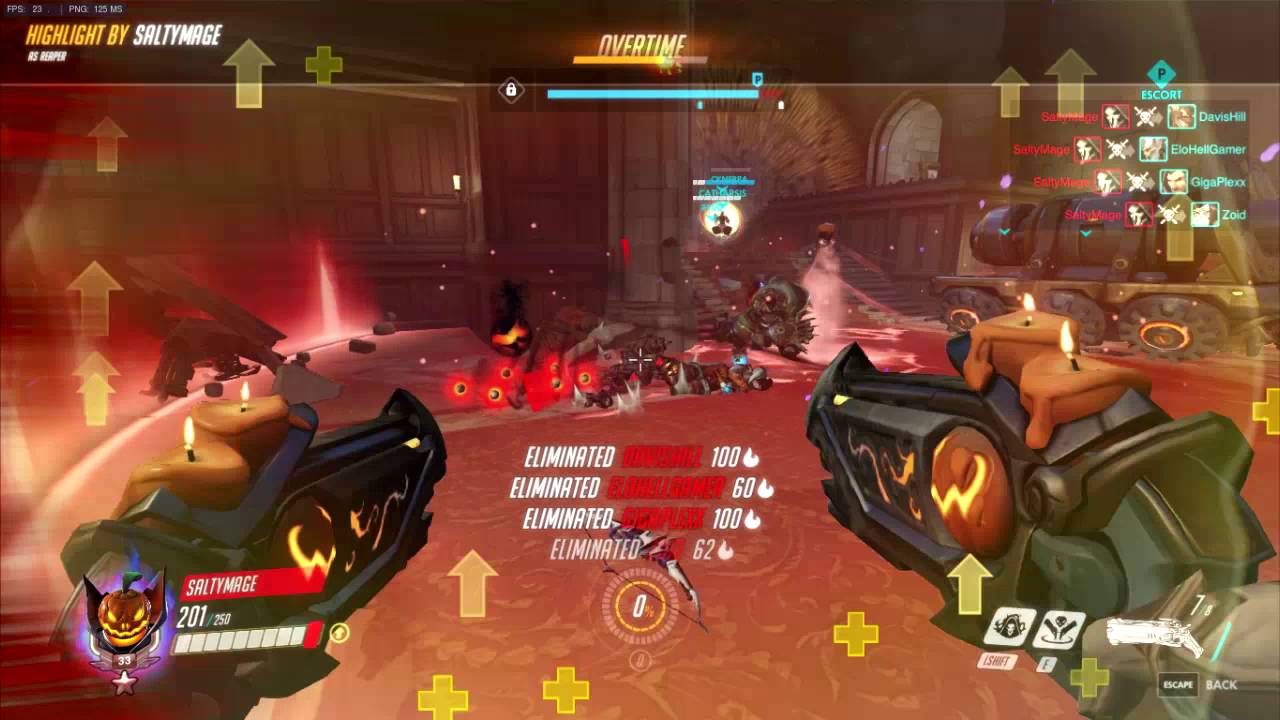 Overwatch Grim Reaper Highlight 4k Ultimate Youtube