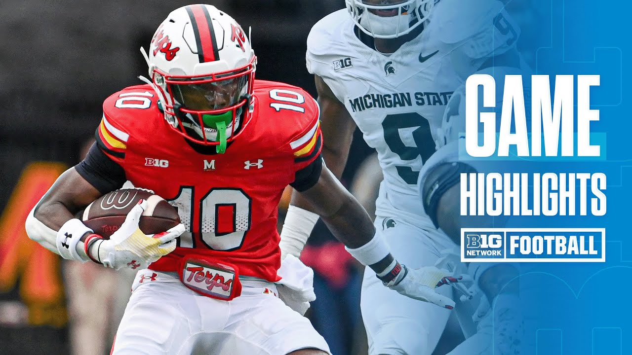 Michigan State at Maryland | Highlights | Big Ten Football | 09/07/2024 ...