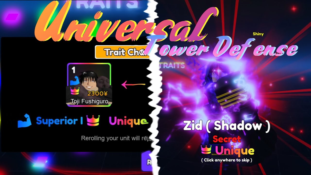 10000 Trait Rerolls | Universal Tower Defense - YouTube