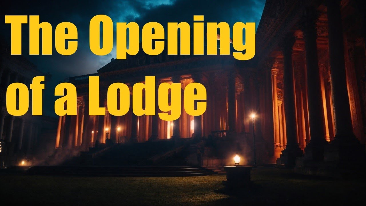 Freemasonry - The Opening of a Lodge - YouTube