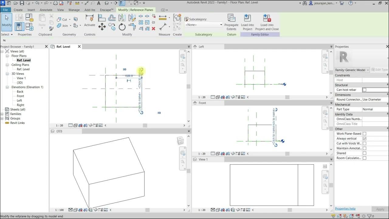 Revit Family: Cube - YouTube