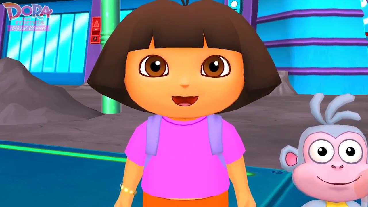 Dora the Explorer New Series Game as a Cartoon Let's go Help the Robot ...