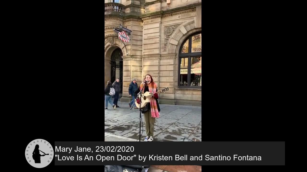 Mary Jane with "Love Is An Open Door" by Kristen Bell and Santino Fontana 23/02/2020 - YouTube