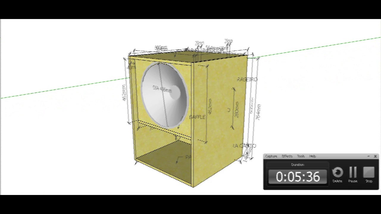 Projeto De Caxia De Sub Compacta Dutada Para Subwoofer de 18 Polegadas. - YouTube