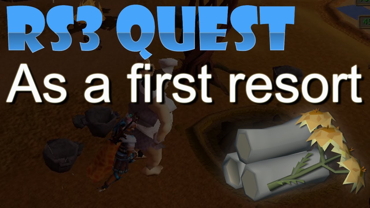 RS3 Quest - As A first resort - YouTube