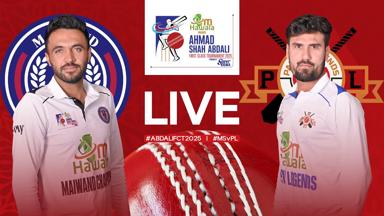 CRICKET LIVE: Pamir Legends Vs Maiwand Champions | Day 1 ...
