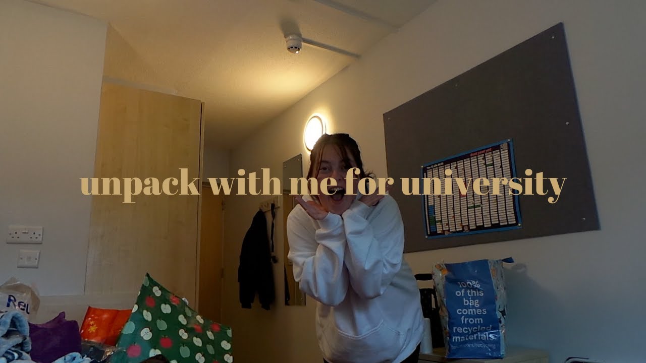 moving + unpacking at uni 👩‍💻🧳 master diaries - YouTube