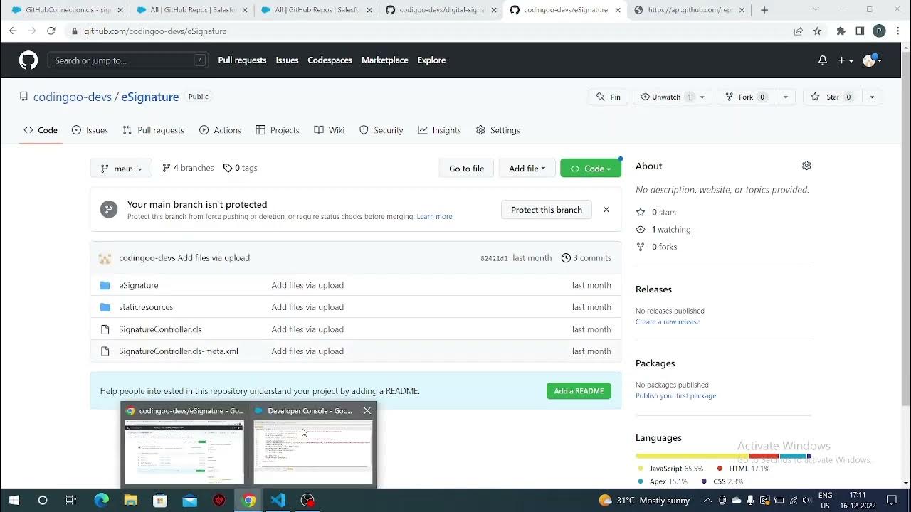 Salesforce Integration with GitHub. - YouTube