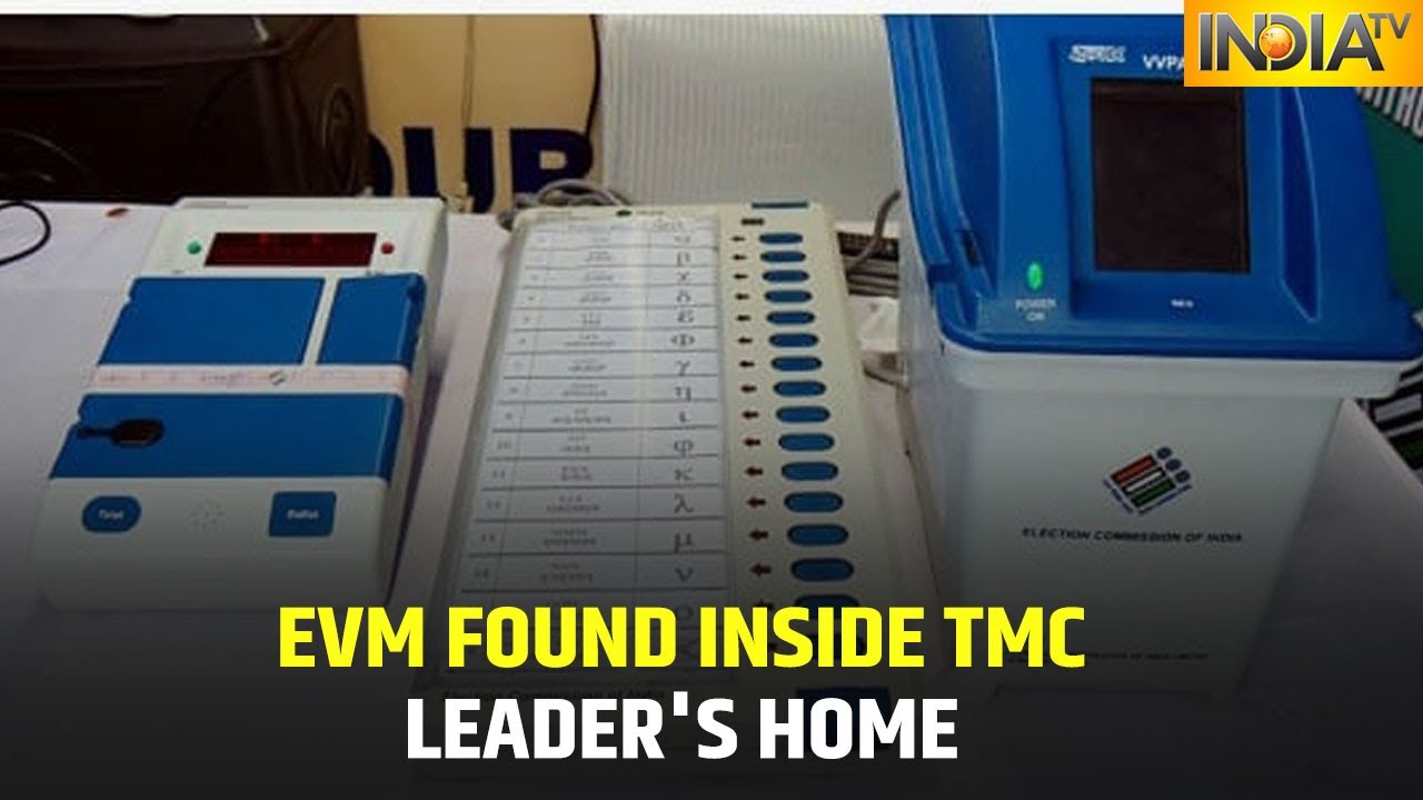 EC Suspends Sector Officer After EVM Machine Found In TMC Leader's Home ...