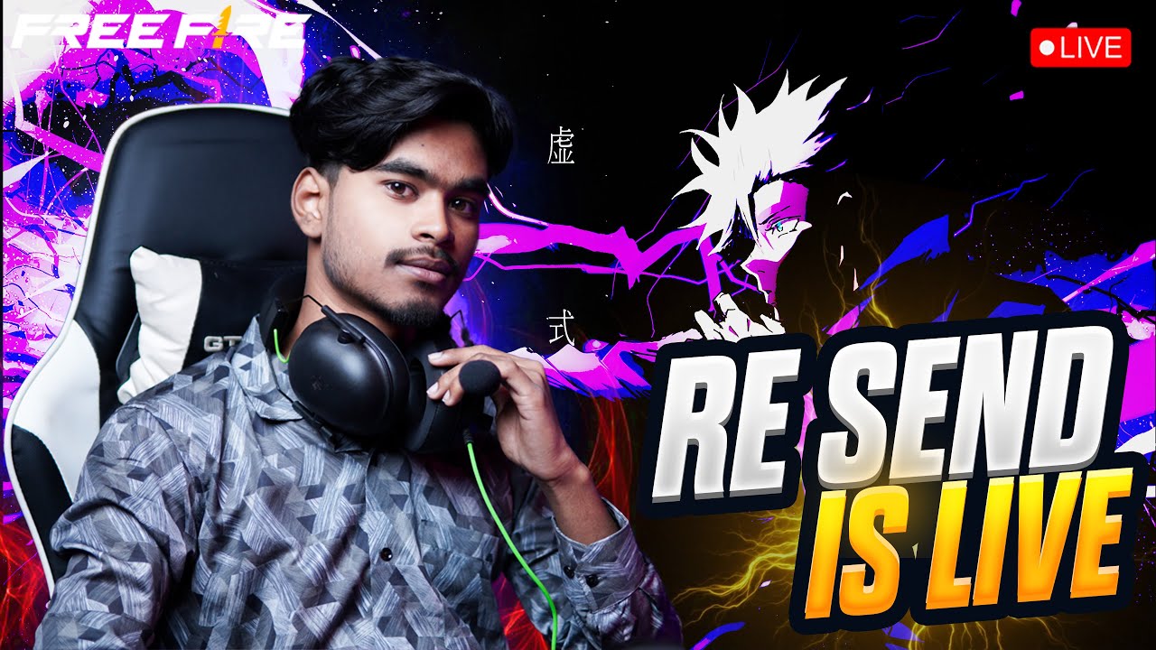 Re send gaming yt free fire Live Stream || re send gaming yt - YouTube