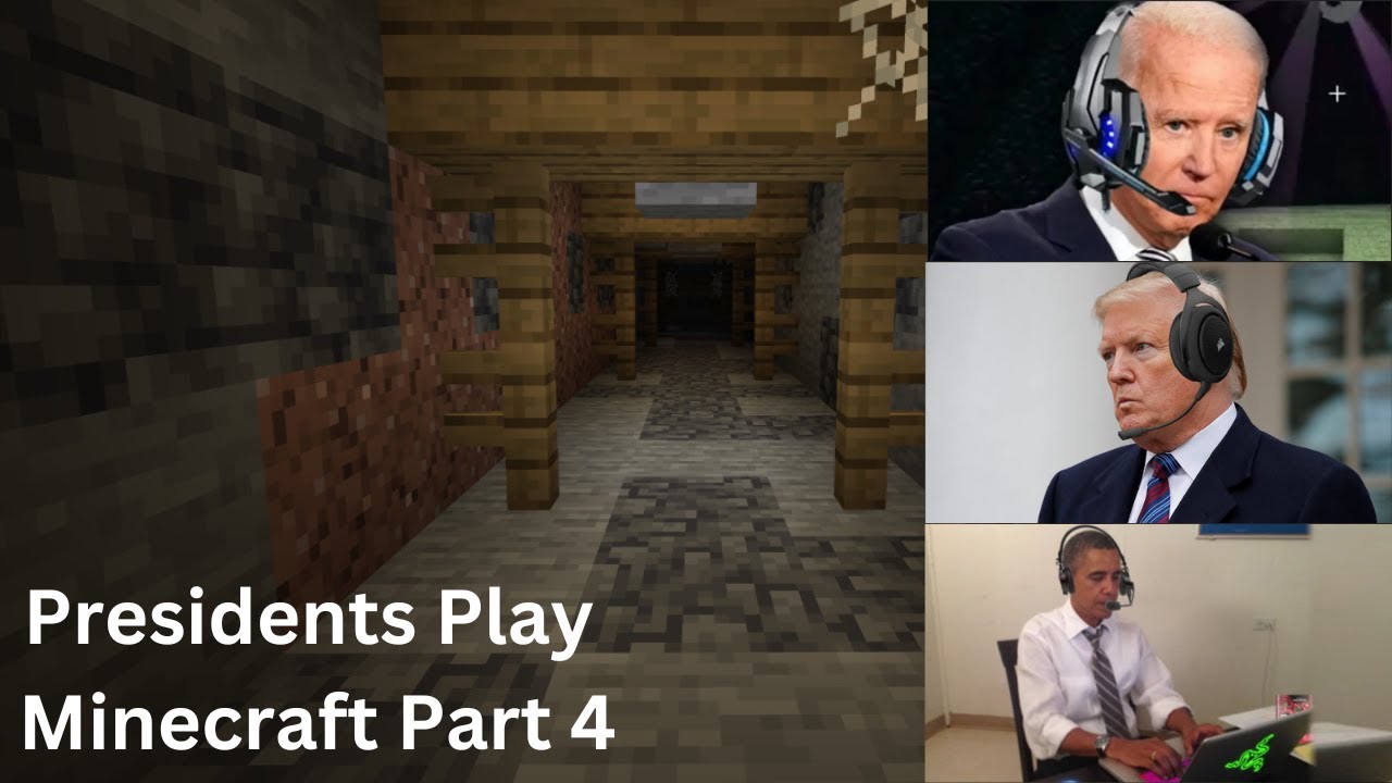 Presidents Play Minecraft Part 4 - YouTube